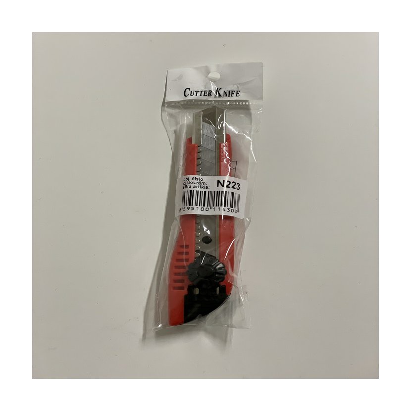 Univerzální odlamovací nůž s kovovým vedením, nůž 18 mm ...